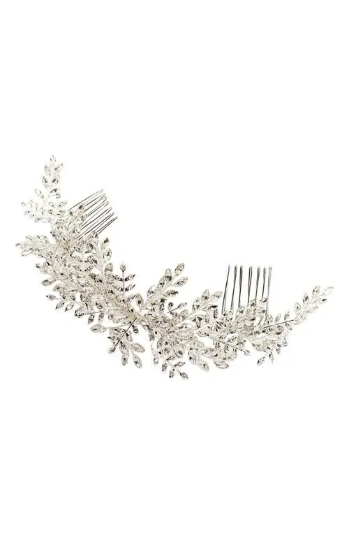 Brides & Hairpins Serena Crystal Hair Comb - Classic Silver