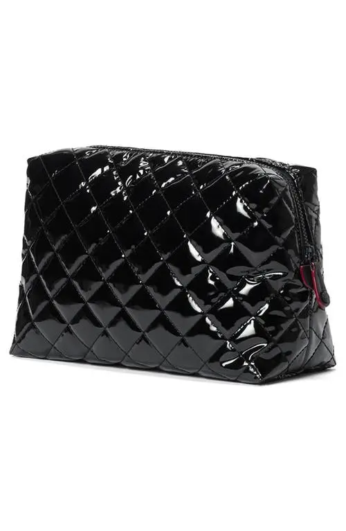 Mz Wallace Mica Quilted Nylon Cosmetics Case