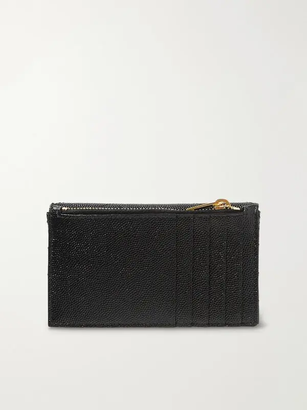 Saint Laurent Monogramme Quilted Leather Wallet - Black