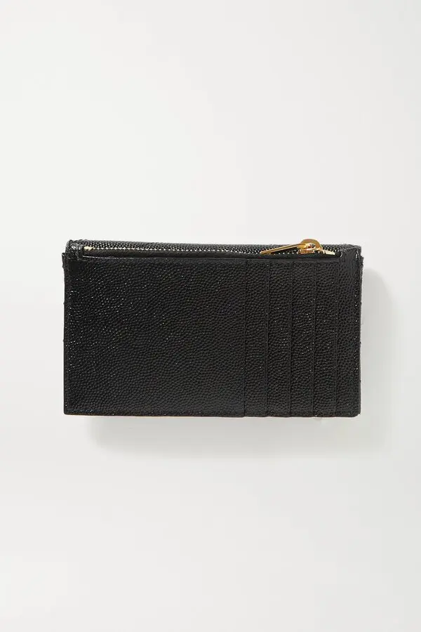 Saint Laurent Monogramme Quilted Textured-leather Wallet