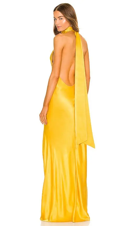 SAU LEE Penelope Gown - Gold