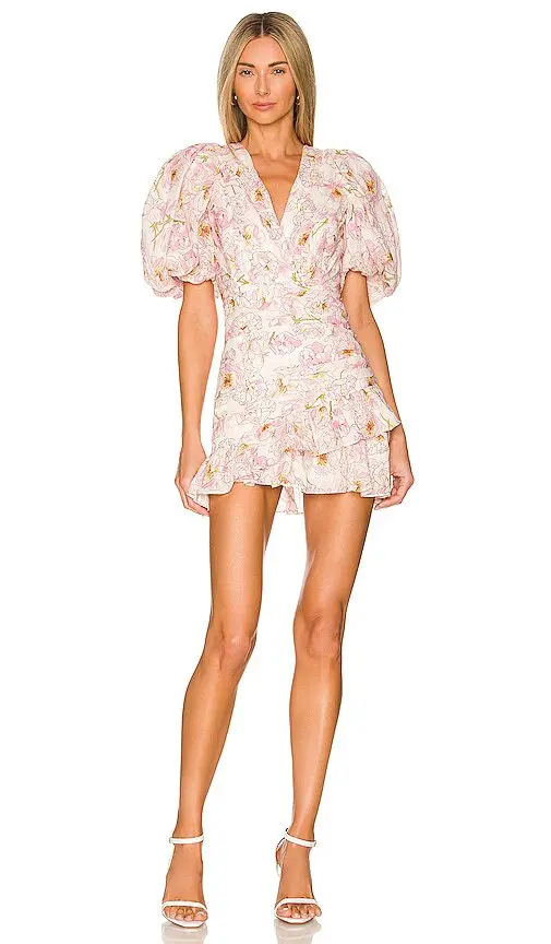 SAU LEE Posey Dress In Pink