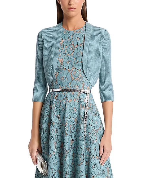 Michael Kors Cashmere Shrug Sweater - Seaglass