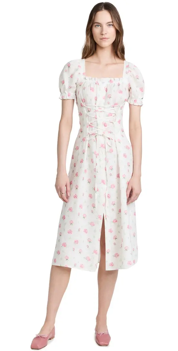long dress for wedding guest Long Wedding-Guest Dress with Long Sleeves main image 1
