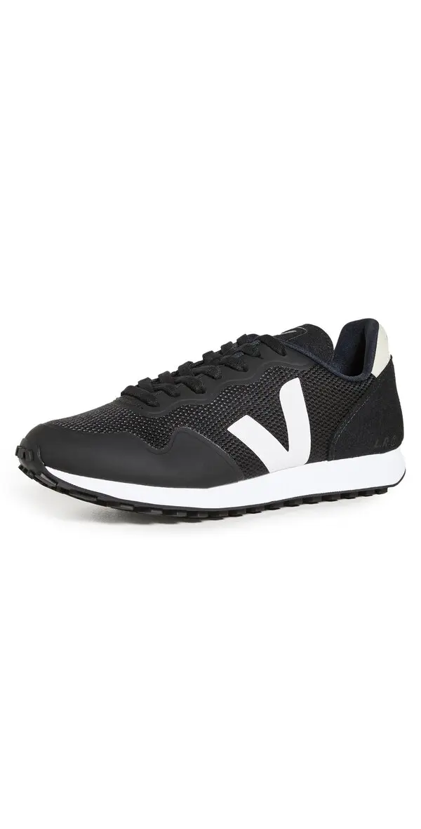 Veja Sdu Rec Mesh Top Sneakers Black/White Editorialist