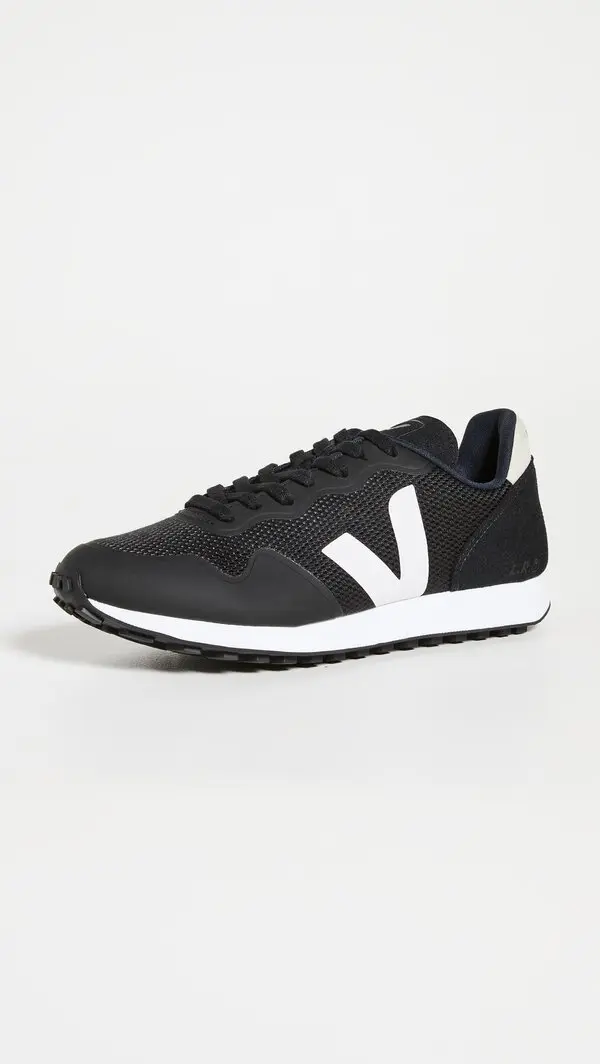 Veja Sdu Rec Mesh Top Sneakers Black/White Editorialist