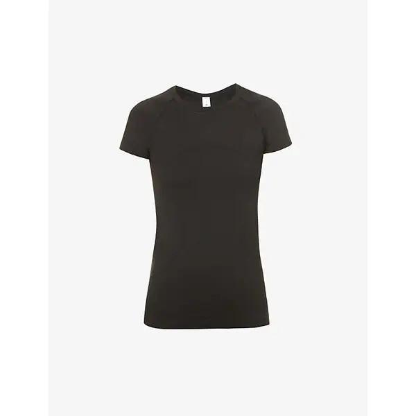 Lululemon Swiftly Tech 2.0 Short-sleeve Stretch-knit T-shirt - Black/black