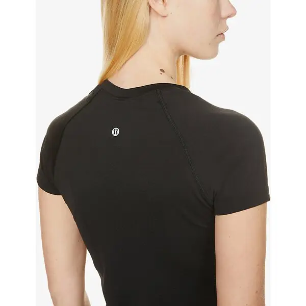 Lululemon Swiftly Tech 2.0 Short-sleeve Stretch-knit T-shirt - Black/black