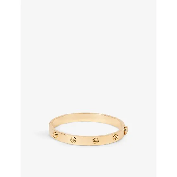 Tory Burch Studded Stainless Steel Bracelet - Gold