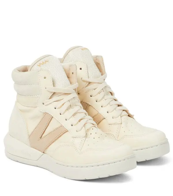 Visvim Chamberlain Leather High-top Sneakers