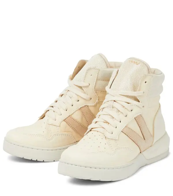 Visvim Chamberlain Leather High-top Sneakers