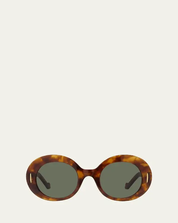 Loewe Anagram Round Sunglasses