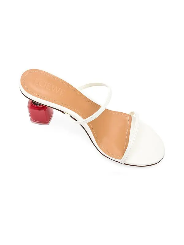 Loewe Nail Polish Leather Mules