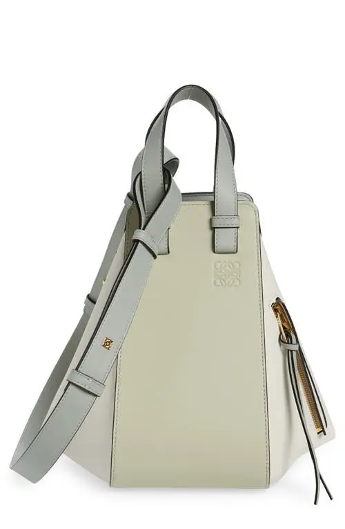 Loewe Small Hammock Colorblock Leather Hobo