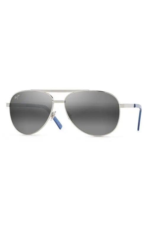 Maui Jim Seacliff 61mm Polarized Aviator Sunglasses