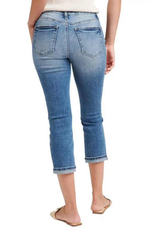 SILVER JEANS CO. Suki Mid-rise Capri Jeans