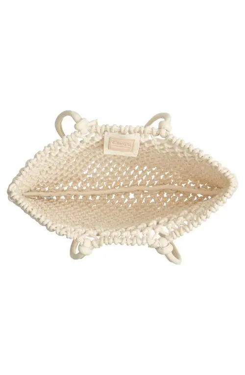 Clare V. Sandy Woven Market Tote - Natural