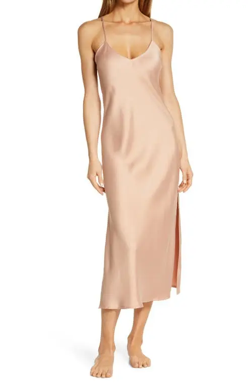 ETAM Claire Open Back Satin Chemise