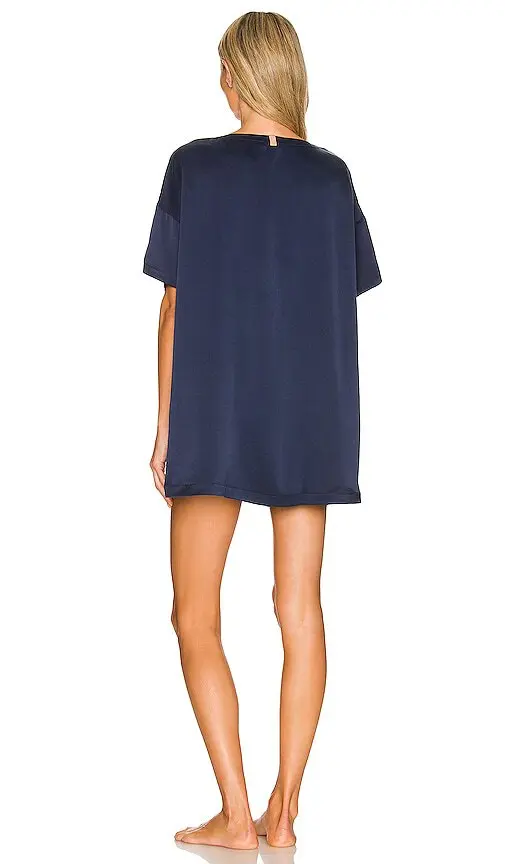 Lunya Washable Silk Tee Set - Deep Blue