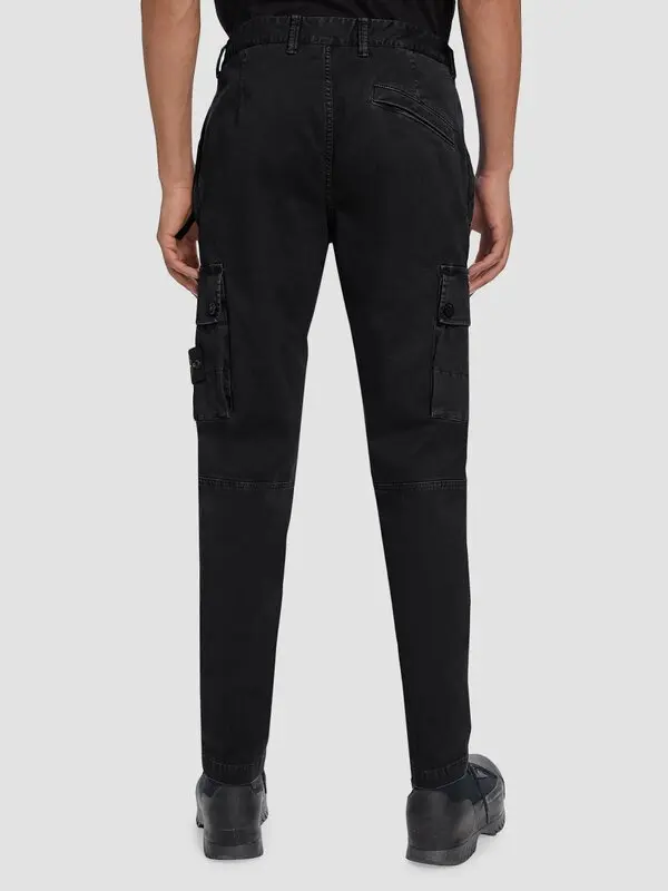 Stone Island Broken Twill Cotton Trousers