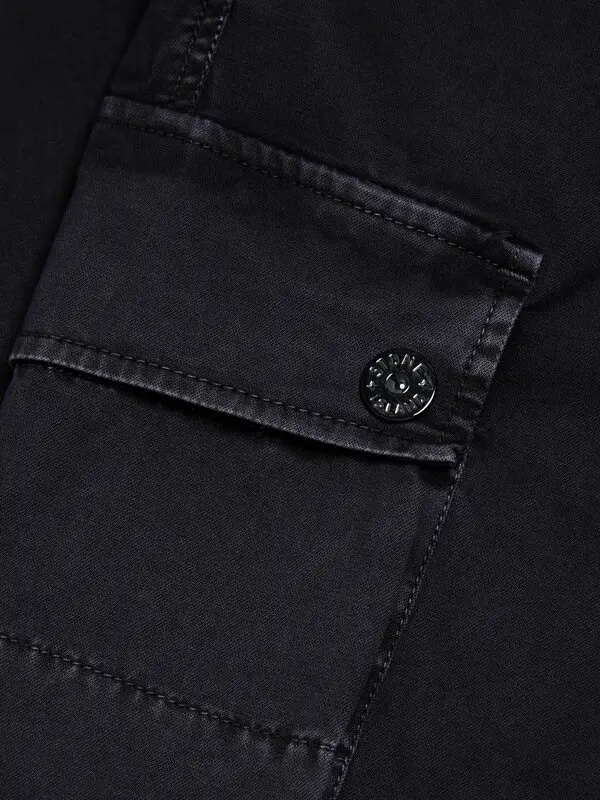 Stone Island Broken Twill Cotton Trousers