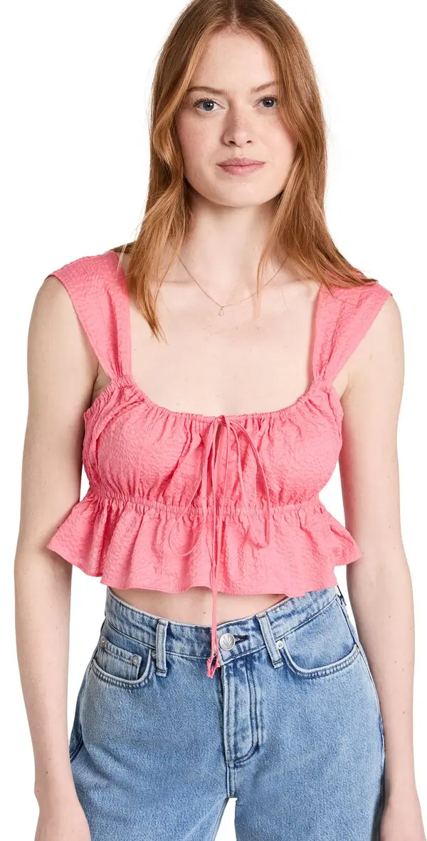 Ciao Lucia Cinetta Crop Tank Top