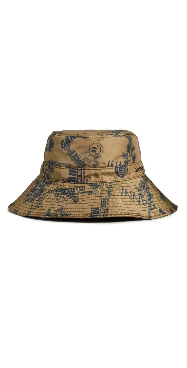 GANNI Bucket Hat - Butternut