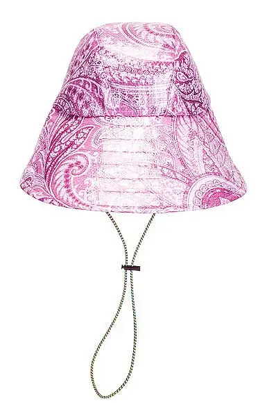 Etro Paisley Bucket Hat In Rose