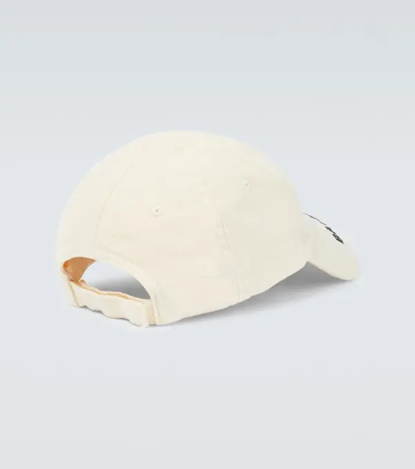Balenciaga Logo Baseball Cap - White