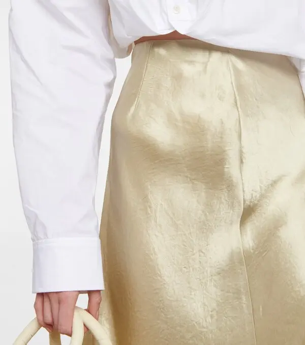 Vince Satin Slip Skirt