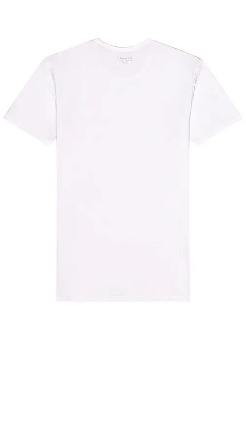 ALLSAINTS Figure Crew Tee In White - Optic White
