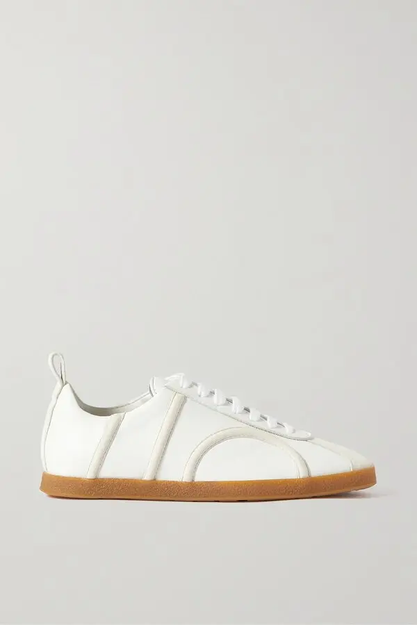 TOTEME Leather And Suede Sneakers