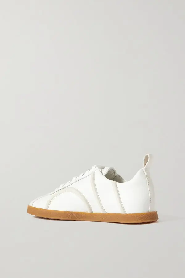 TOTEME Leather And Suede Sneakers