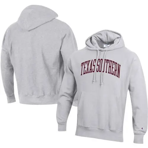 Champion Texas Southern Tigers Tall Arch Pullover Hoodie - Gray