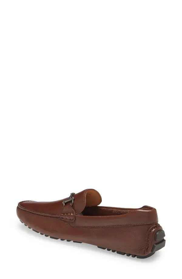 Nordstrom Bit Driving Loafer - Brown Leather