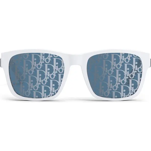 Dior B23 S2f 58mm Rectangular Sunglasses