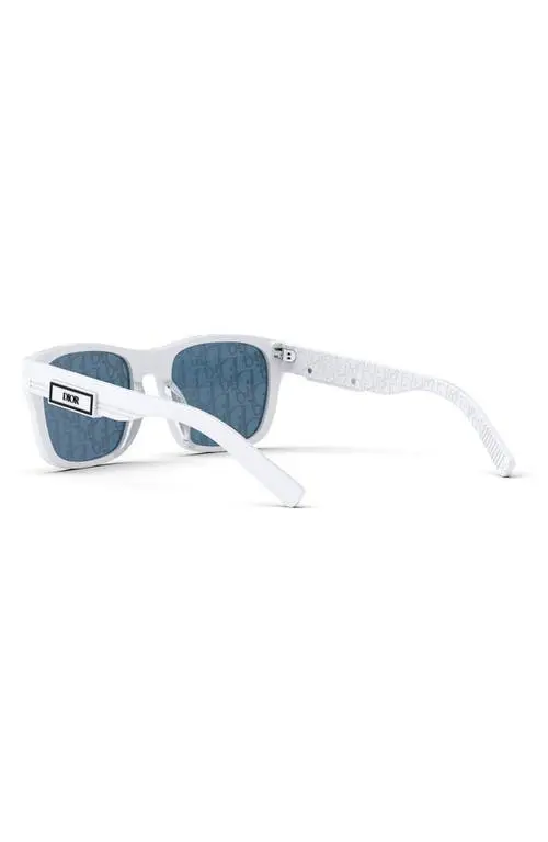 Dior B23 S2f 58mm Rectangular Sunglasses
