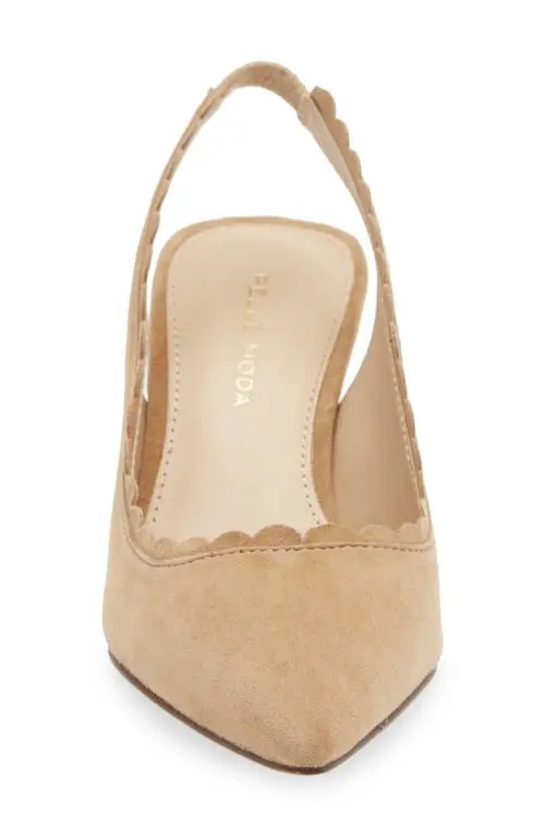 Pelle Moda Kelsa Slingback Pump - Latte