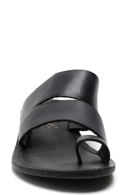 Free People Abilene Toe Loop Sandal - Washed Black