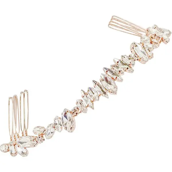 Brides & Hairpins Harlow Crystal Crown Comb - Rose Gold