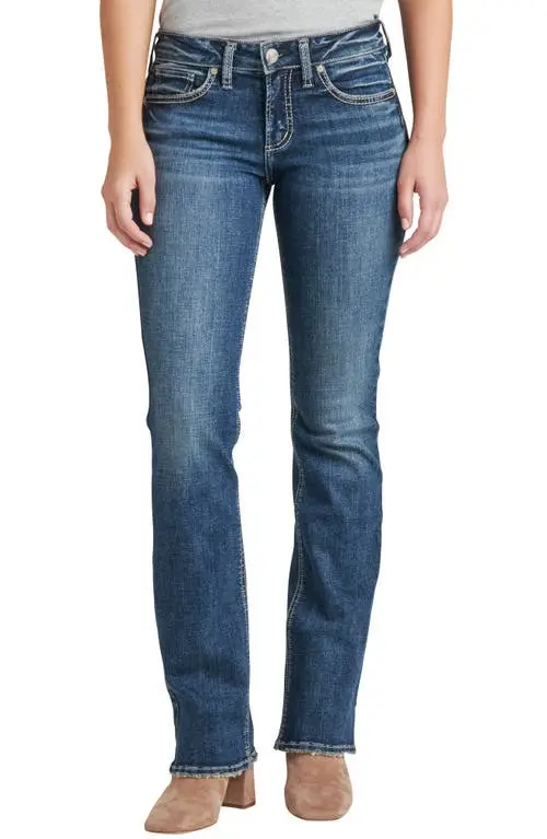 SILVER JEANS CO. Britt Low Rise Slim Bootcut Jeans