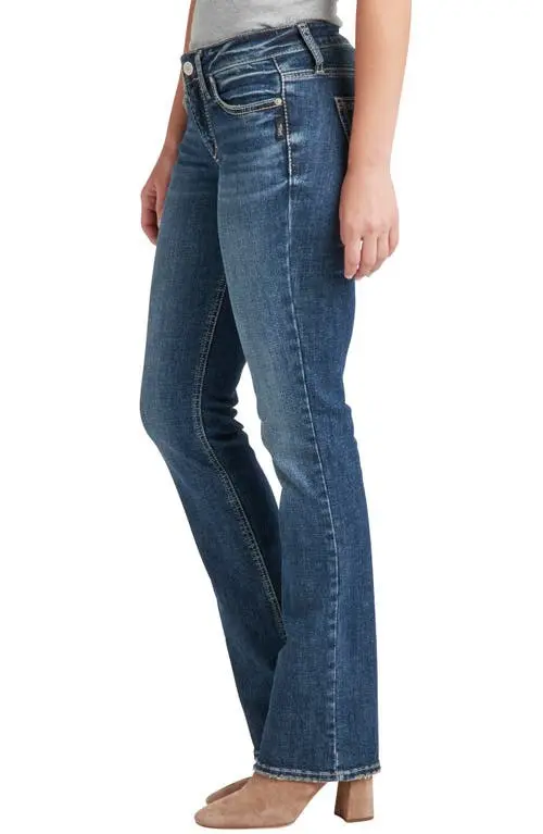SILVER JEANS CO. Britt Low Rise Slim Bootcut Jeans