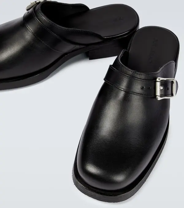 Our Legacy Camion Leather Mules