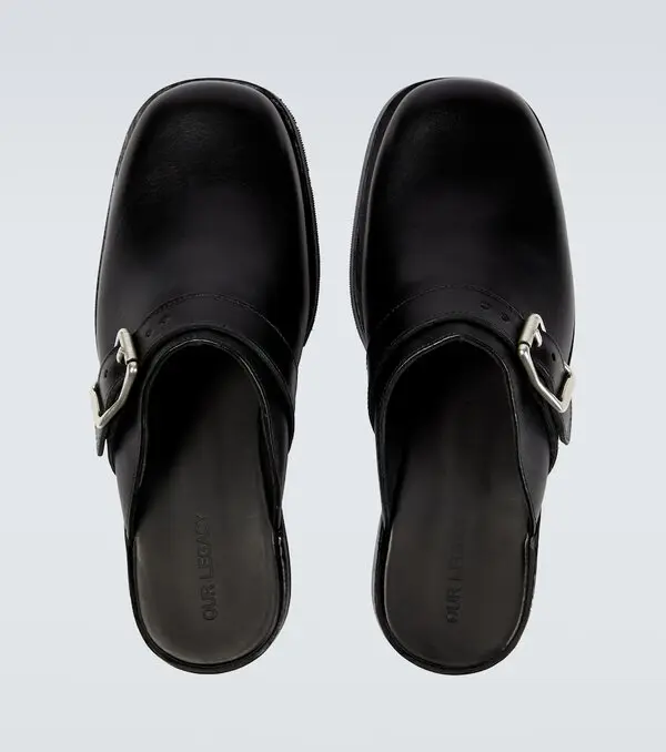 Our Legacy Camion Leather Mules