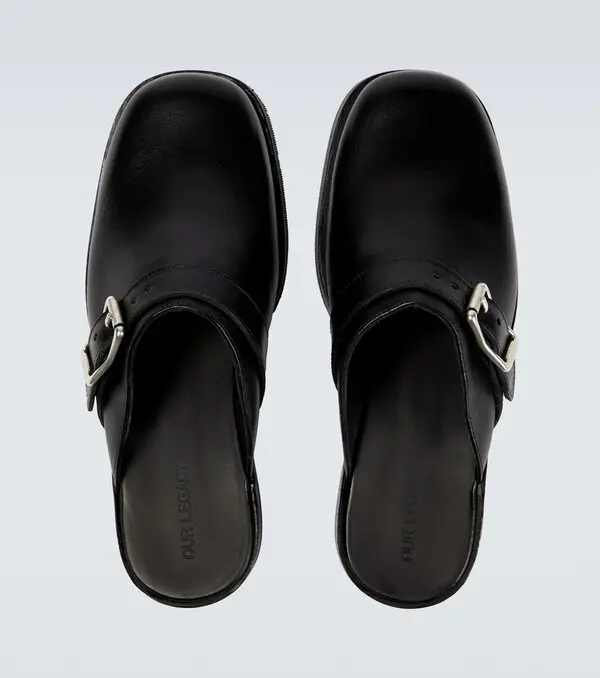 Our Legacy Camion Leather Mules