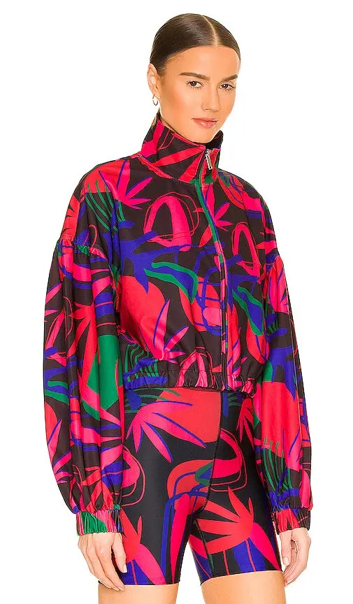PatBO Track Jacket In Fuchsia