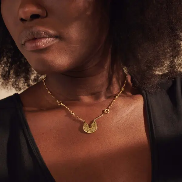 John Hardy Carved Chain Pendant Necklace