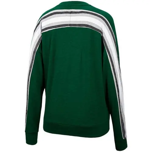 COLOSSEUM Michigan State Spartans Oversized Pullover Sweatshirt