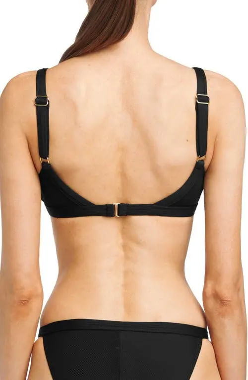 Robin Piccone Amy Triangle Bikini Top - Licorice