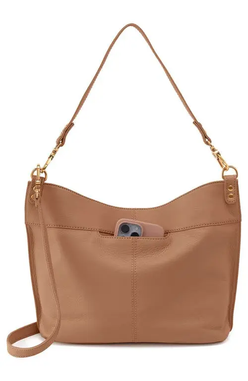 Hobo Pier Leather Tote - Timber Brown